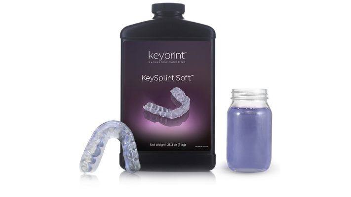 RESINA 3D KEYPRINT KEYSPLINT SOFT 1KG CLASE IIA (KEYSTONE) – Jucadent